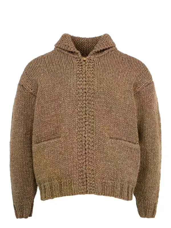 Visvim Cowichan Hand-knit Cardigan - Brown