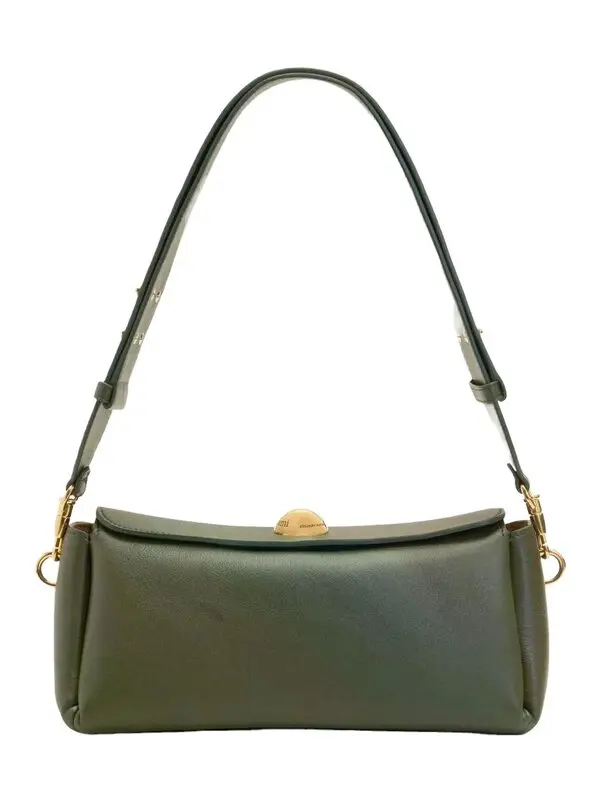 Ami Mini Carrousel Flap Shoulder Bag - Green