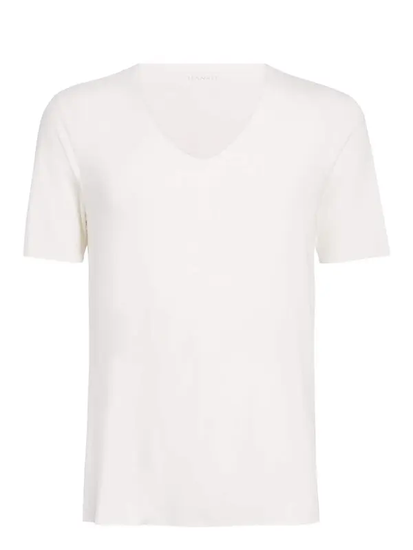 Hanro Clean Cut V-neck T-shirt - White