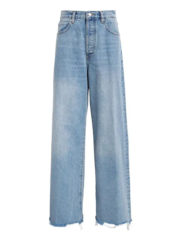 FRAME The Collegiate Wide-leg Jeans - Blue