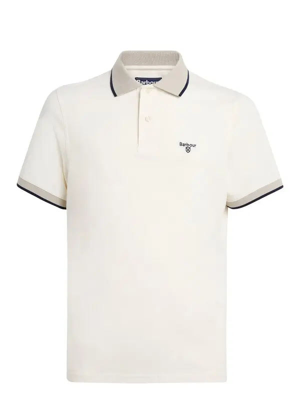 Barbour Cotton Cornsay Polo Shirt - White