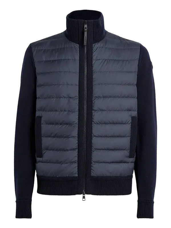 Moncler Quilted Down Jacket - Blue