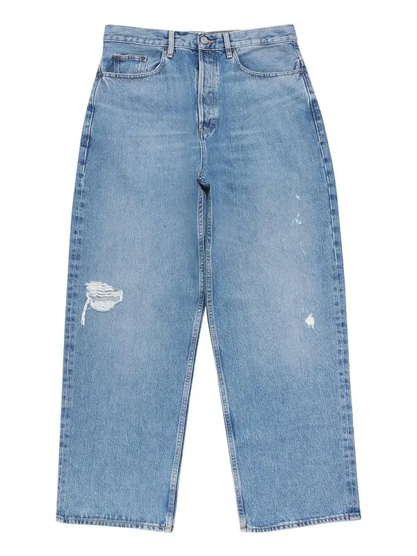 FRAME Baggy Rigid Denim Jeans - Blue