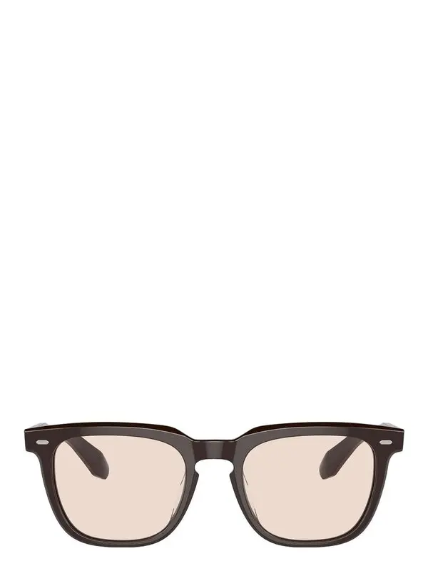 Oliver Spencer Square Acetate Frame - Brown