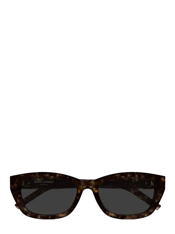 Saint Laurent Sl M153 Monogram Sunglasses - Havana