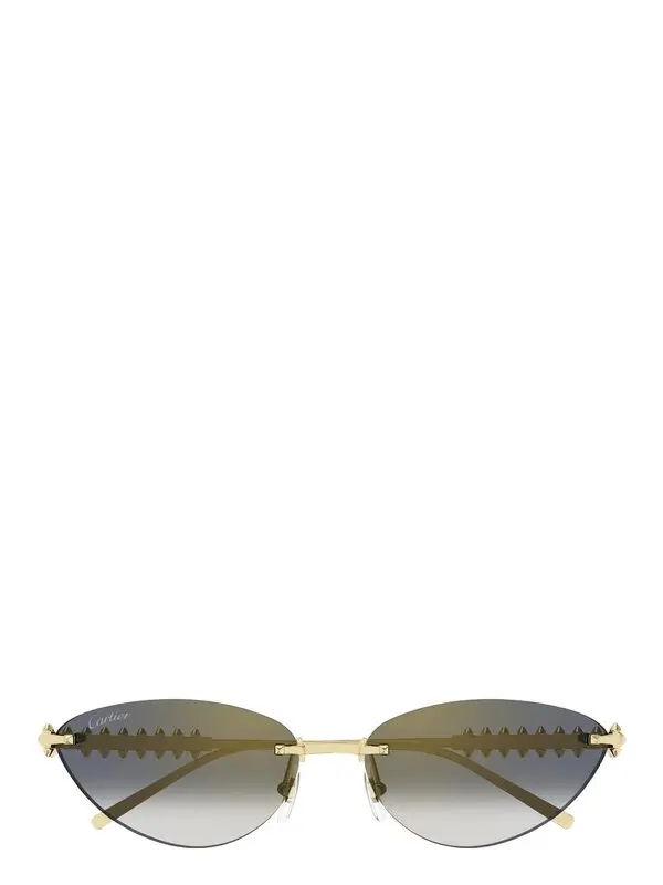CARTIER Ct0543s Clash De Sunglasses - Gold