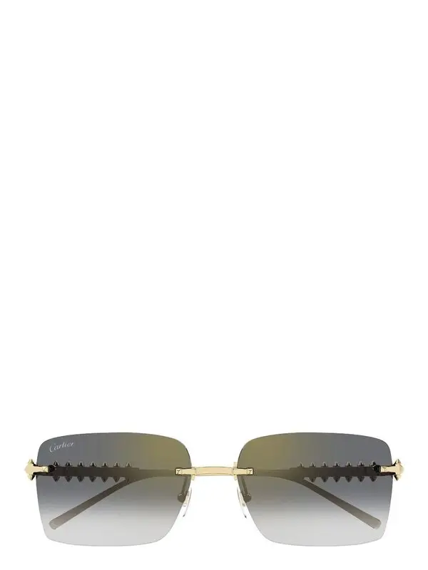 CARTIER Ct0545s Clash De Sunglasses - Gold