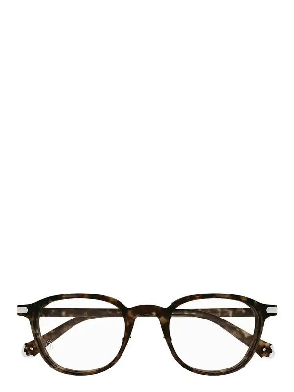 CARTIER Première De Ct0560o Havana Optical Frame - Brown