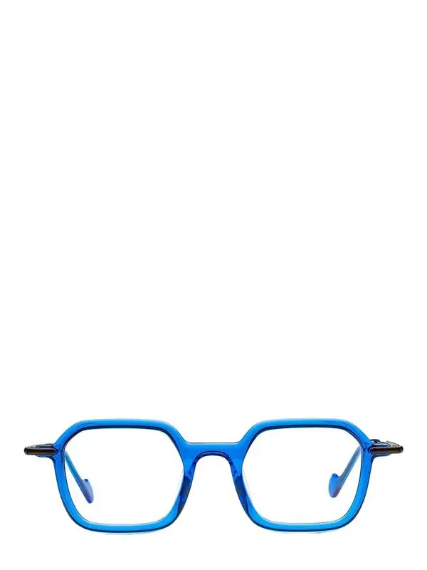 MATTTEW Geometric Square Frame Glasses - Blue