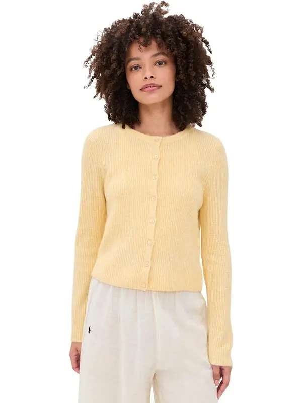 Z Supply Medina Rib Knit Cardigan - Custard