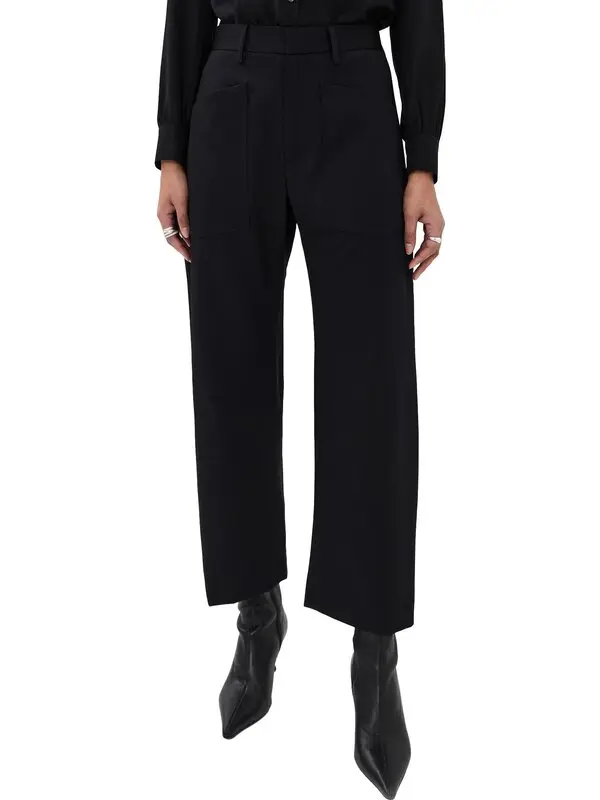 NILI LOTAN Shon Wool Pants - Black