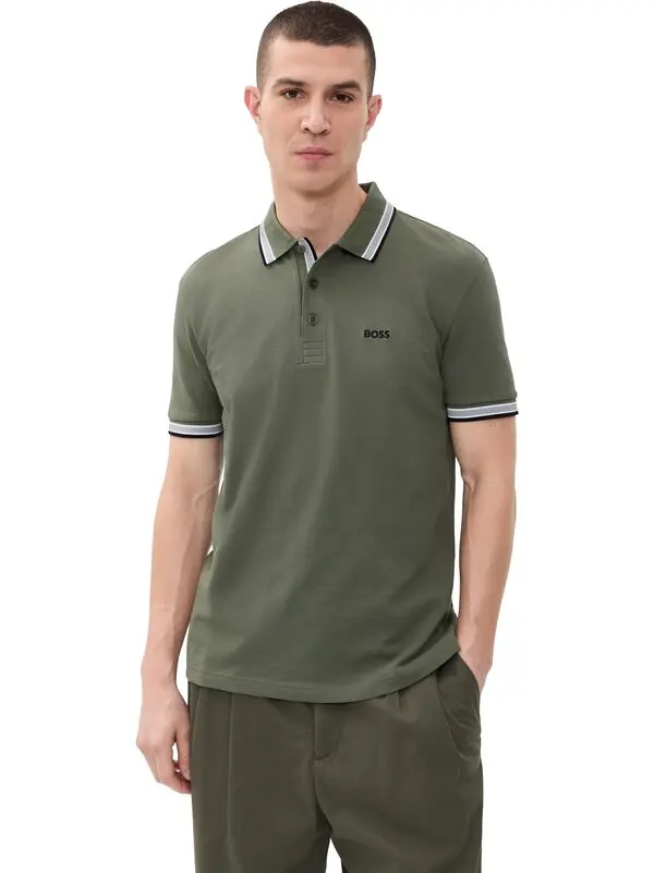 BOSS Paddy Polo - Dark Beige