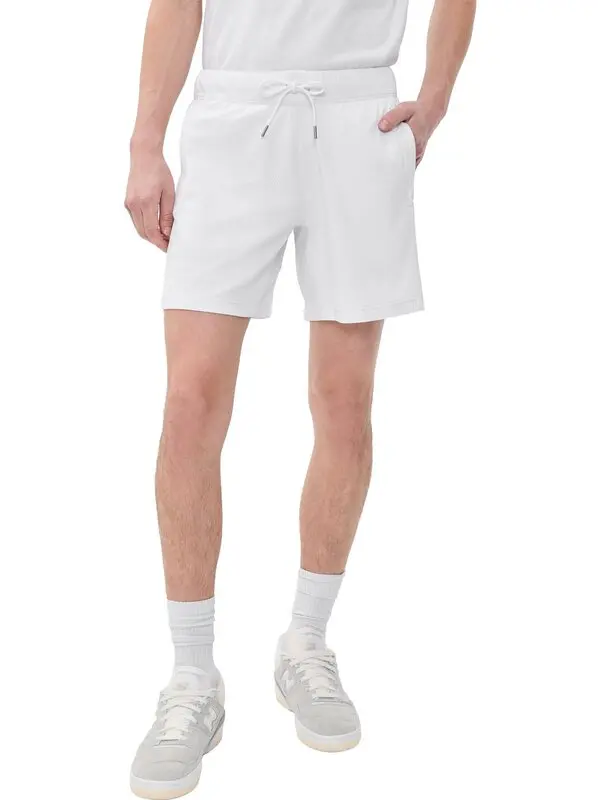 Reigning Champ Solotex Mesh Tiebreak Standard 7 Shorts - White