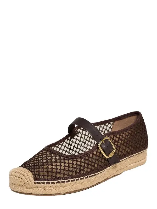 Sam Edelman Mackie Mesh Espadrille - Cafe Noir