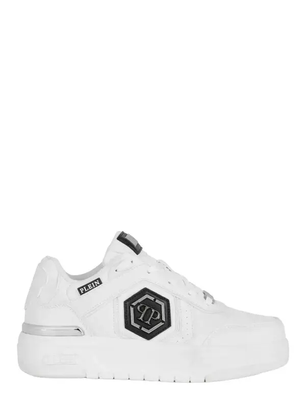 Philipp Plein Sk8r Logo Low-top Sneakers - White