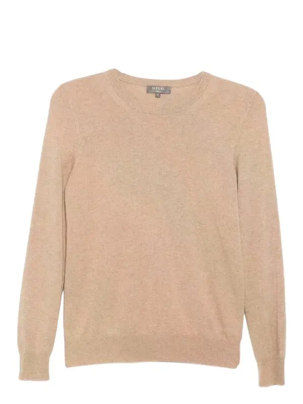 N.peal Classic Round Neck Jumper - Neutrals