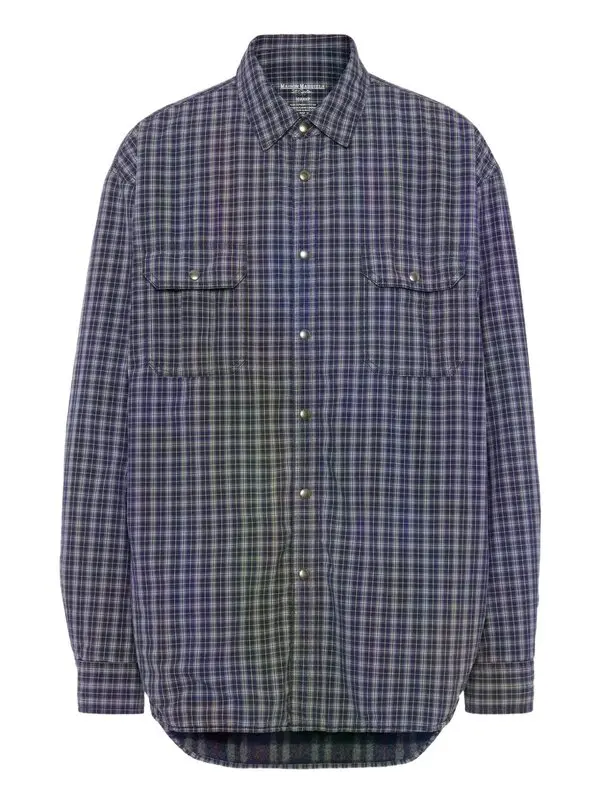 MAISON MARGIELA Long-sleeved Shirt - Blue