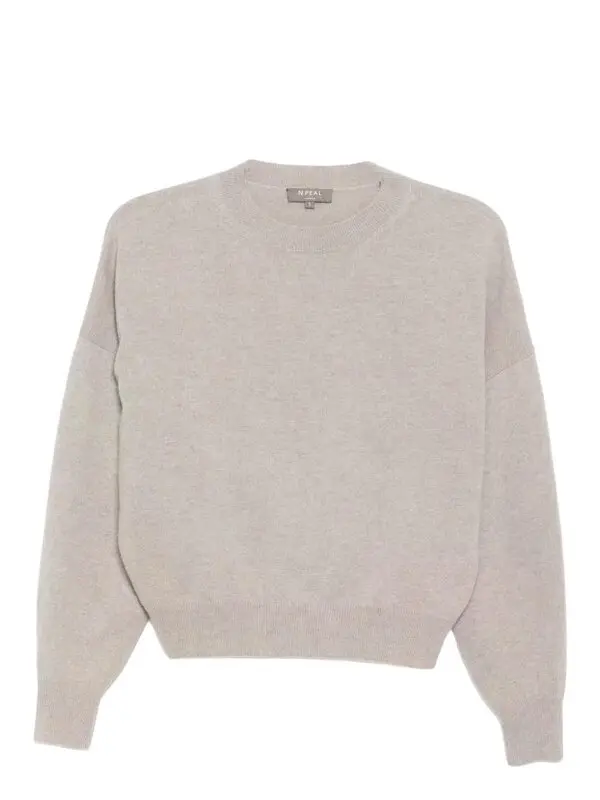 N.peal Balloon Sleeve Jumper - Neutrals
