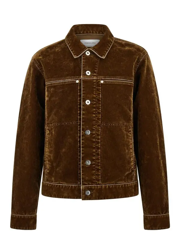FERRAGAMO Utility Blouson - Brown