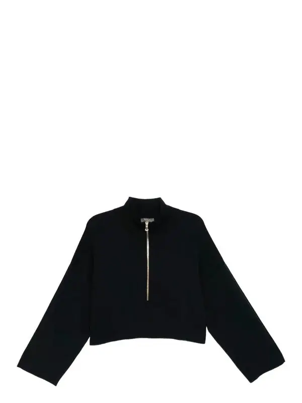 N.peal Half Zip Jumper - Black