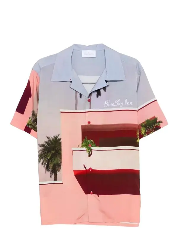 BLUE SKY INN Printed Shirt - Pink