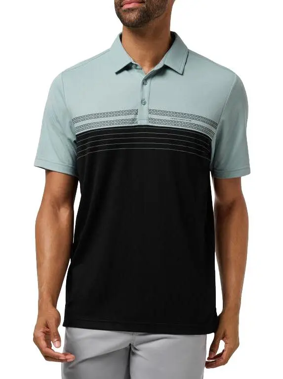 Travis Mathew Postcard Book Colorblock Polo Shirt - Arona