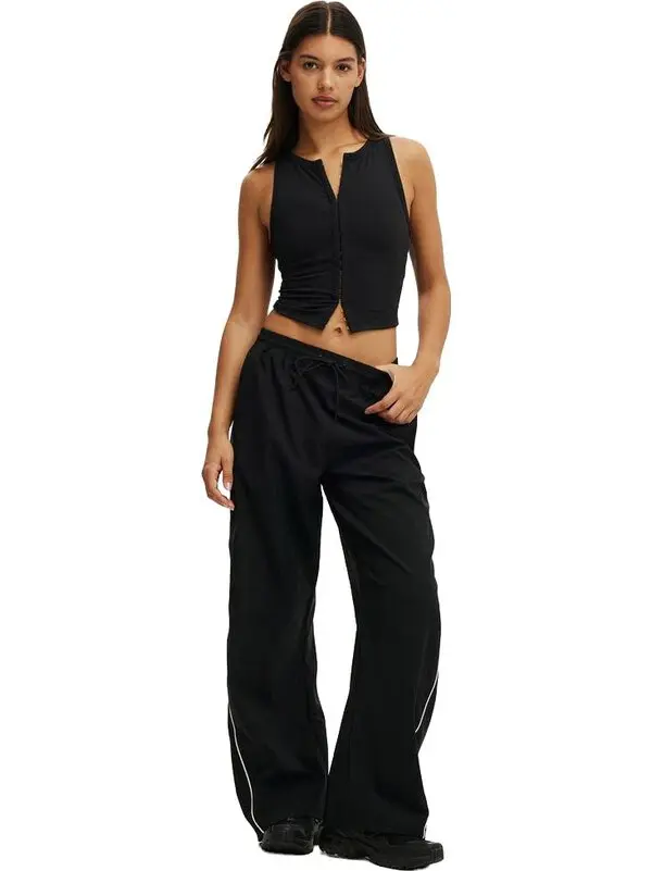 Cotton:on Active Baggy Woven Sweatpant - Black