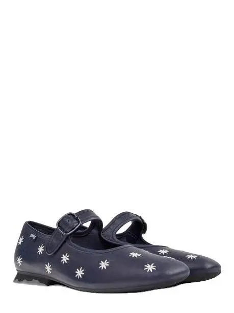 Camper Casi Myra Mary Jane Flat - Dark Blue