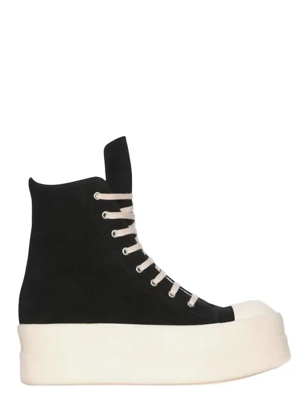 Rick Owens Double Bumper High-top Sneakers - Black/milk