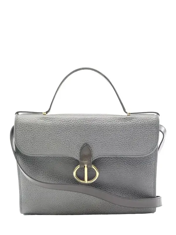Dior 2000s Leather Handbag - Grey