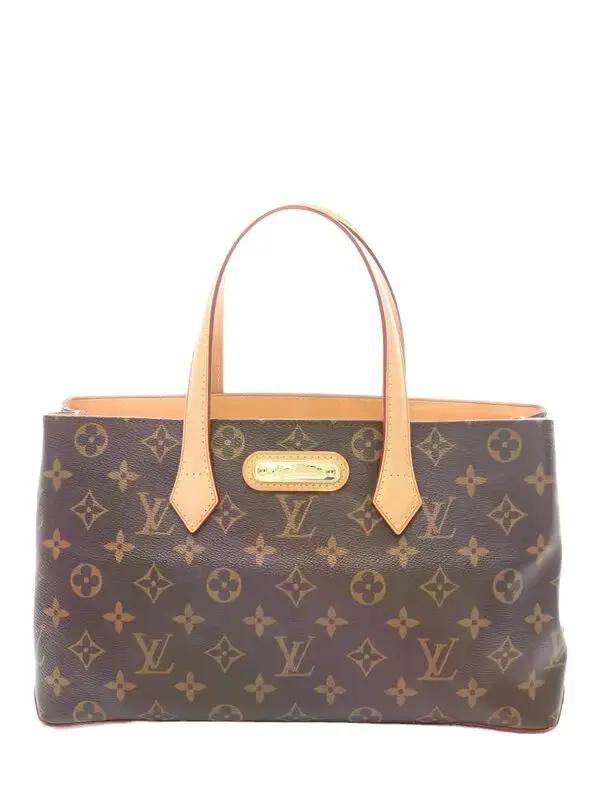 LOUIS VUITTON Wilshire Pm Tote Bag - Brown
