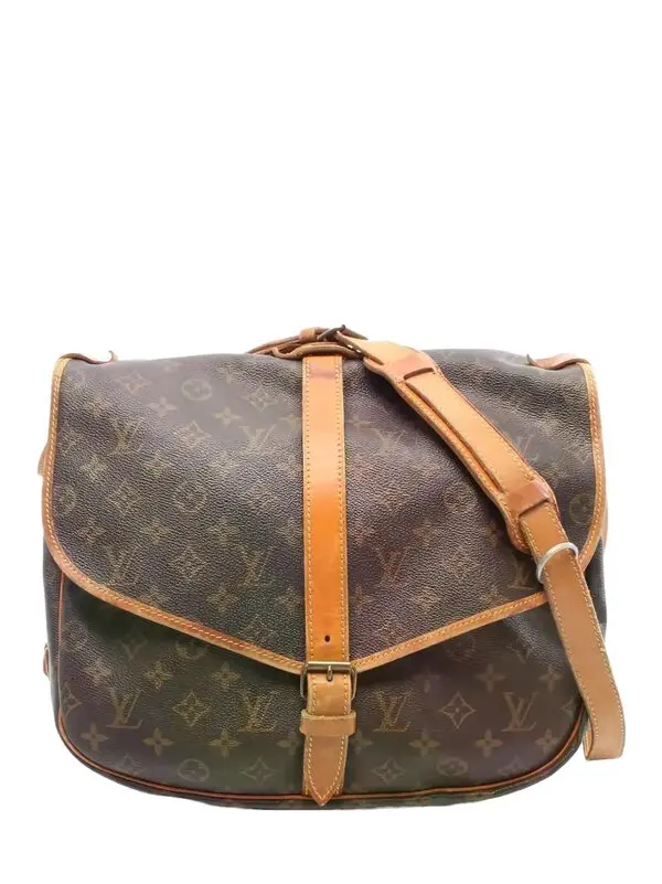 LOUIS VUITTON 1992 Monogram Cross Body Bag - Brown