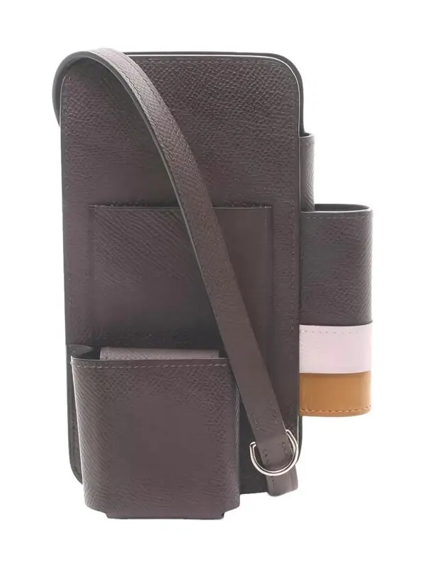 Hermès Engraved Phone Case - Brown