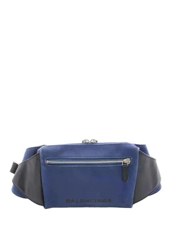 Balenciaga Logo-print Belt Bag - Blue