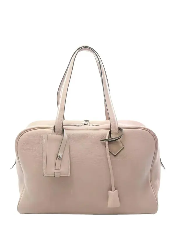 Hermès 2007 Victoria 35 Boston Bag - Neutrals