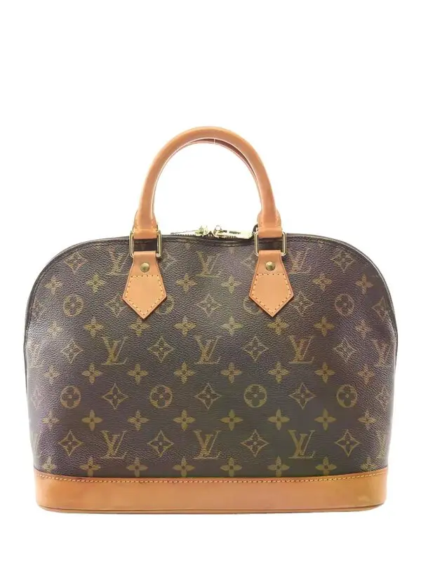 LOUIS VUITTON 1995 Pm Alma Monogram Canvas Tote - Brown