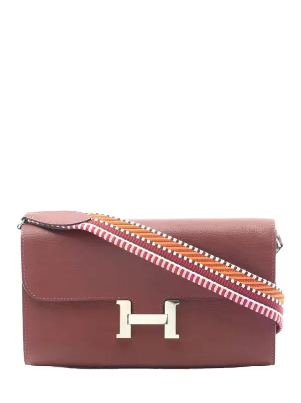 Hermès 2023 Constance To Go Crossbody Bag - Red