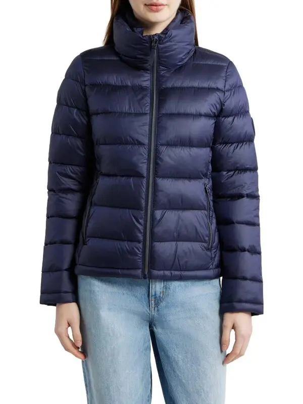 Tommy Hilfiger Packable Puffer Jacket - Navy