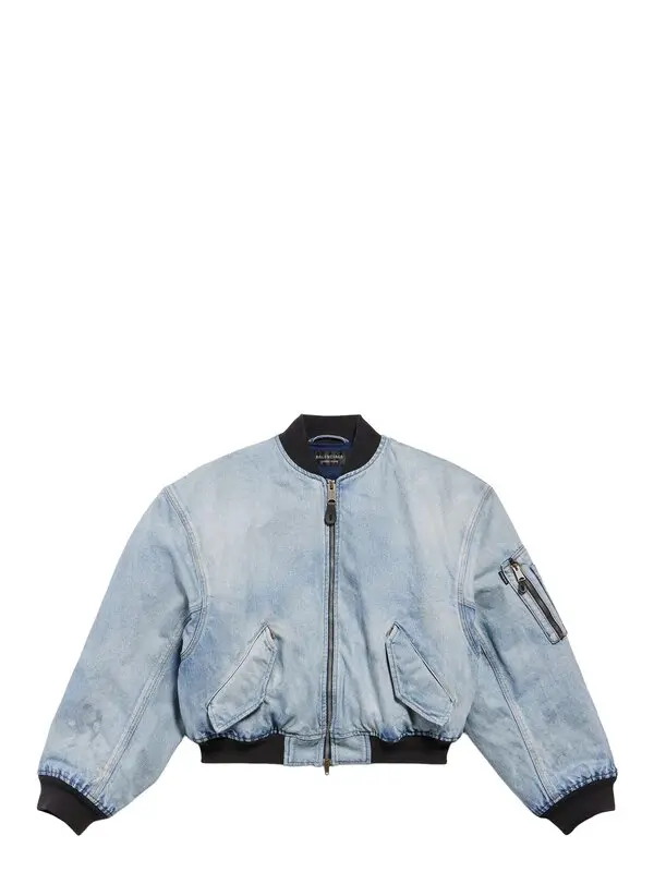 Balenciaga Standard Bomber Jacket - Blue