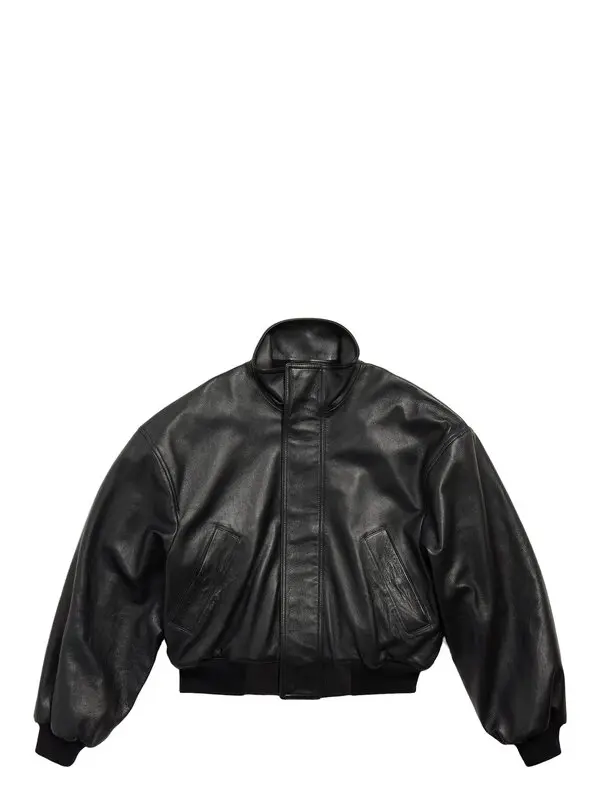Balenciaga Leather Blouson - Black