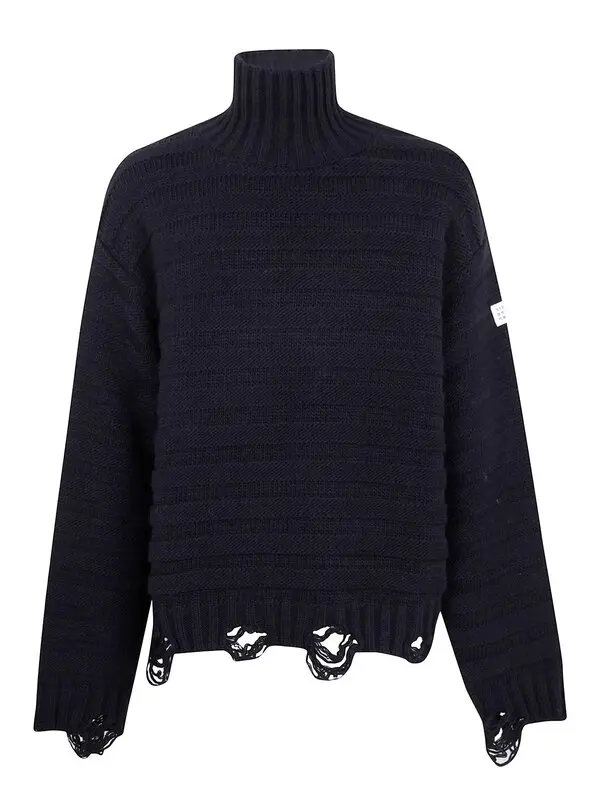 MAISON MARGIELA Distressed Pullover - Black
