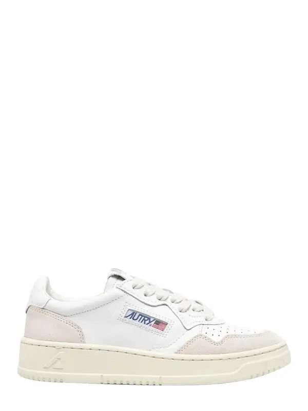 AUTRY Medalist Low Suede Sneakers - White