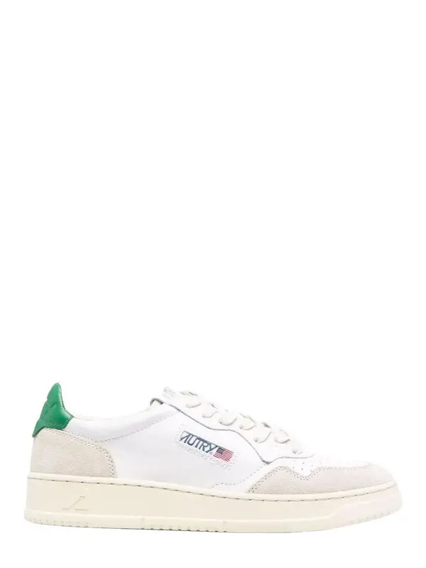 AUTRY Medalist Low" Suede Sneakers - White