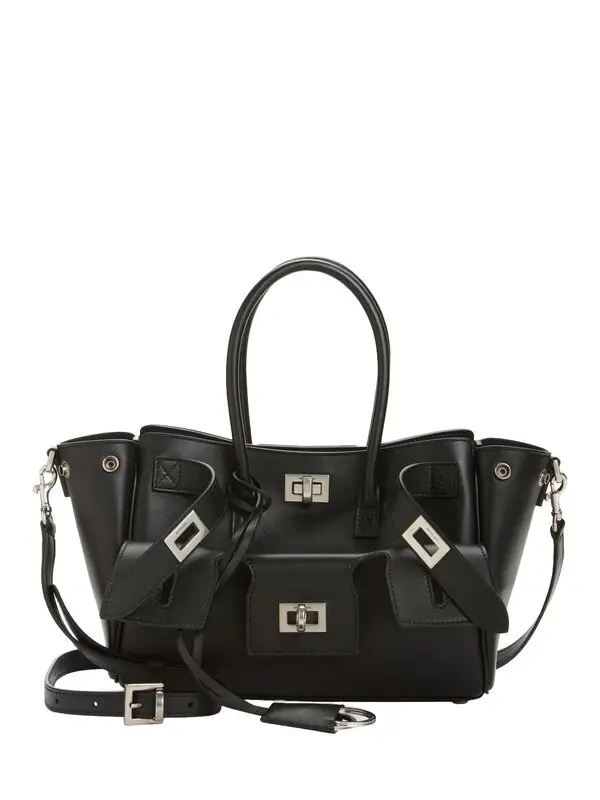 Balenciaga Bel Air Small Leather Carryall Bag - 1000 Black