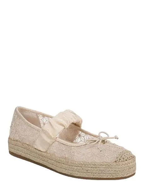 CIRCUS NY BY SAM EDELMAN Lillie Mesh Platform Espadrille - Vanilla Bean