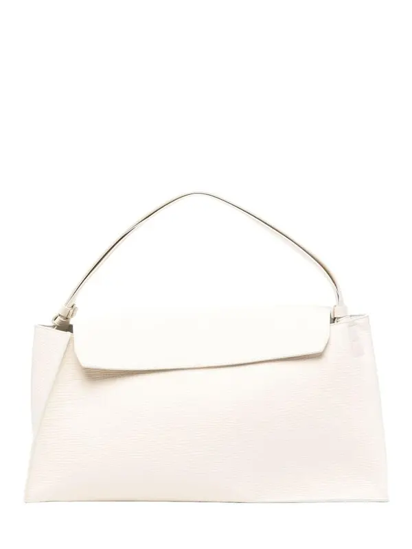 Studio Nicholson Shiboru Leather Shoulder Bag - White