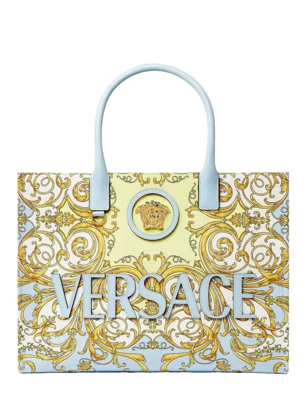 Versace La Medusa Shopping Bag - Sky Blue