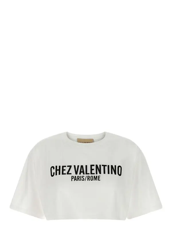 Valentino Garavani Chez Cotton T-shirt - White