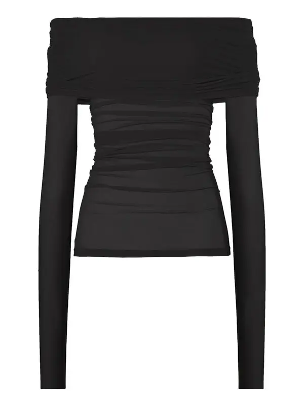 Wolford Off-shoulder Top - Black