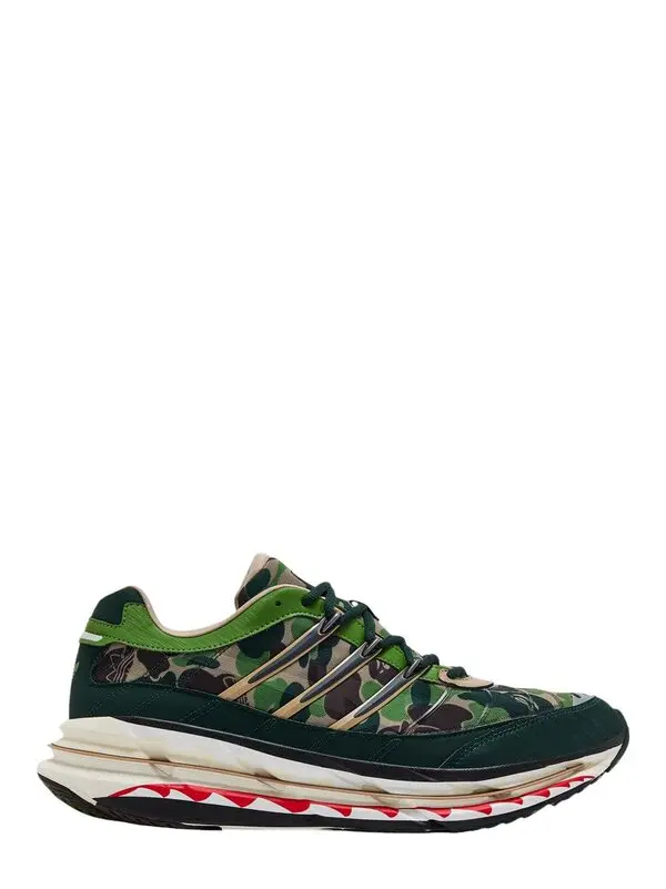 Adidas Bape X Harmony Camo Sneakers - Green